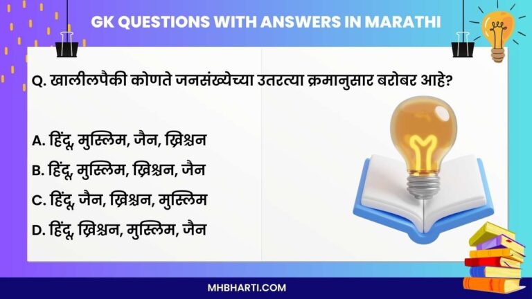 155+ General Knowledge Questions with Answers in Marathi 2024 - तयारी ...
